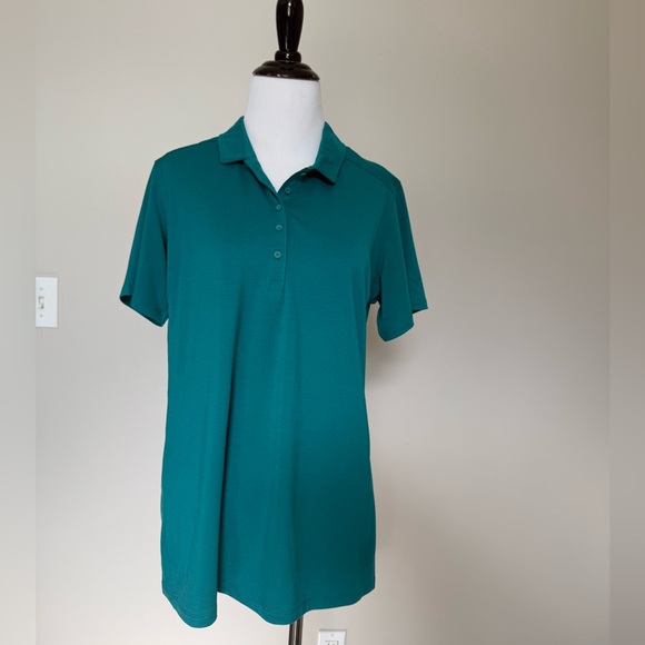 Puma | Tops | Puma Green Fitted Polo Button Down Shirt | Poshmark